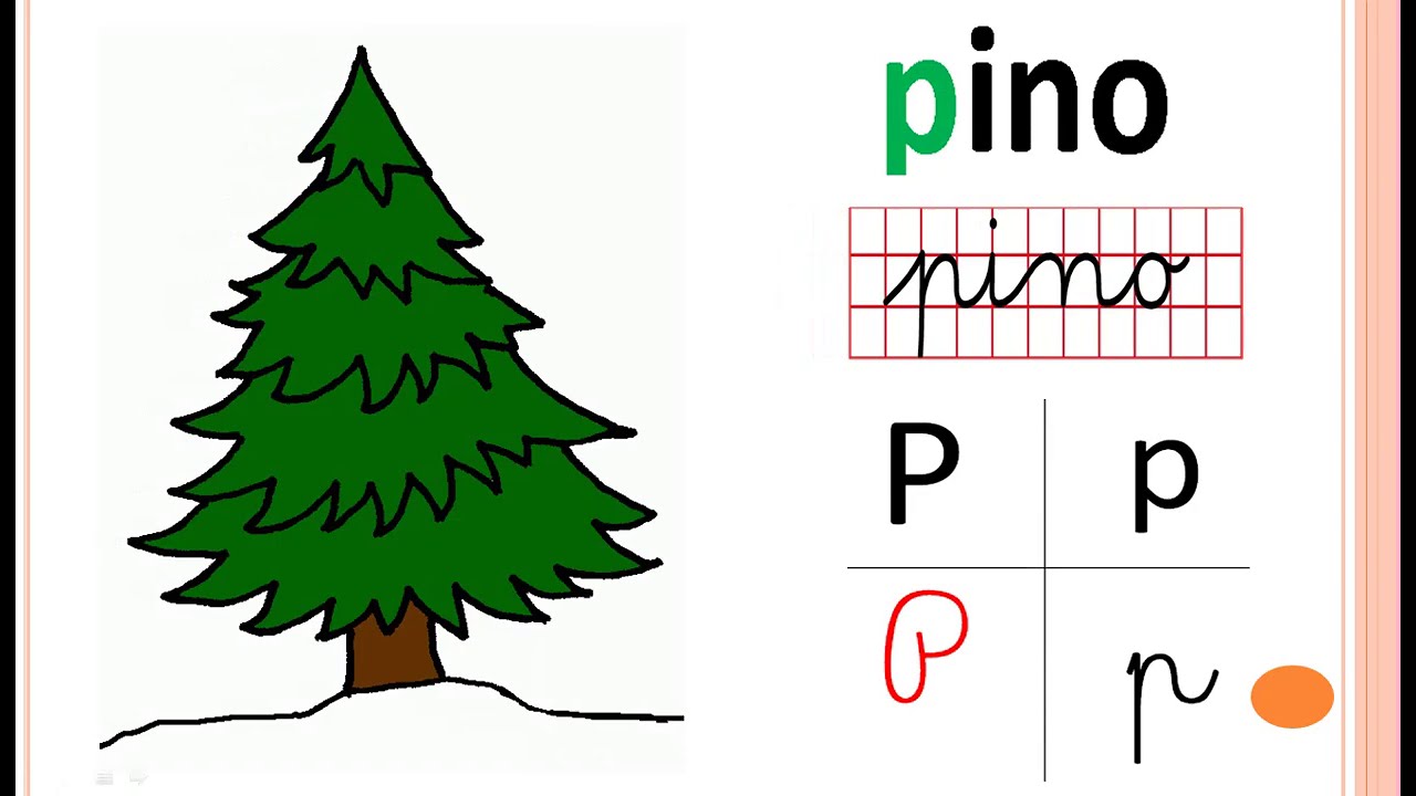 Lenguaje, 1° Básicos, Lección pino 1 - YouTube