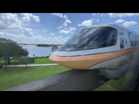 Walt Disney World Express Monorail TTC To Magic Kingdom Full Ride HD ...