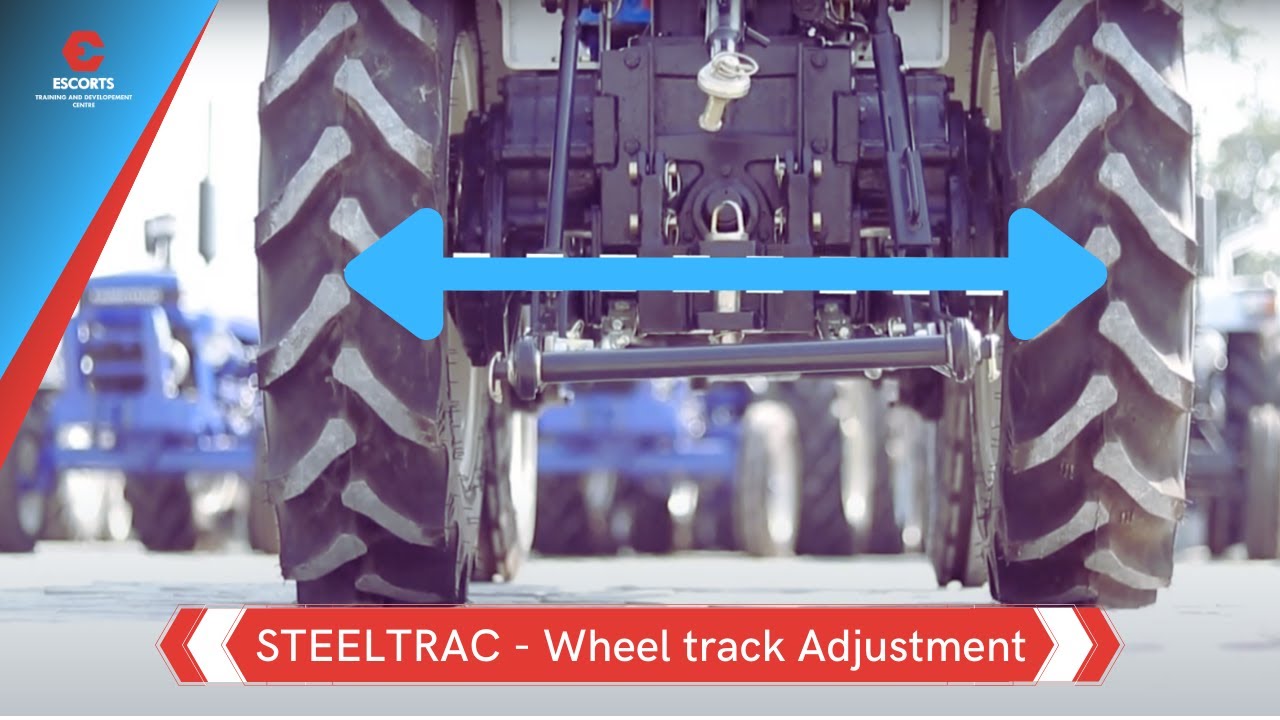 Steeltrac - Wheel track Adjustment - YouTube