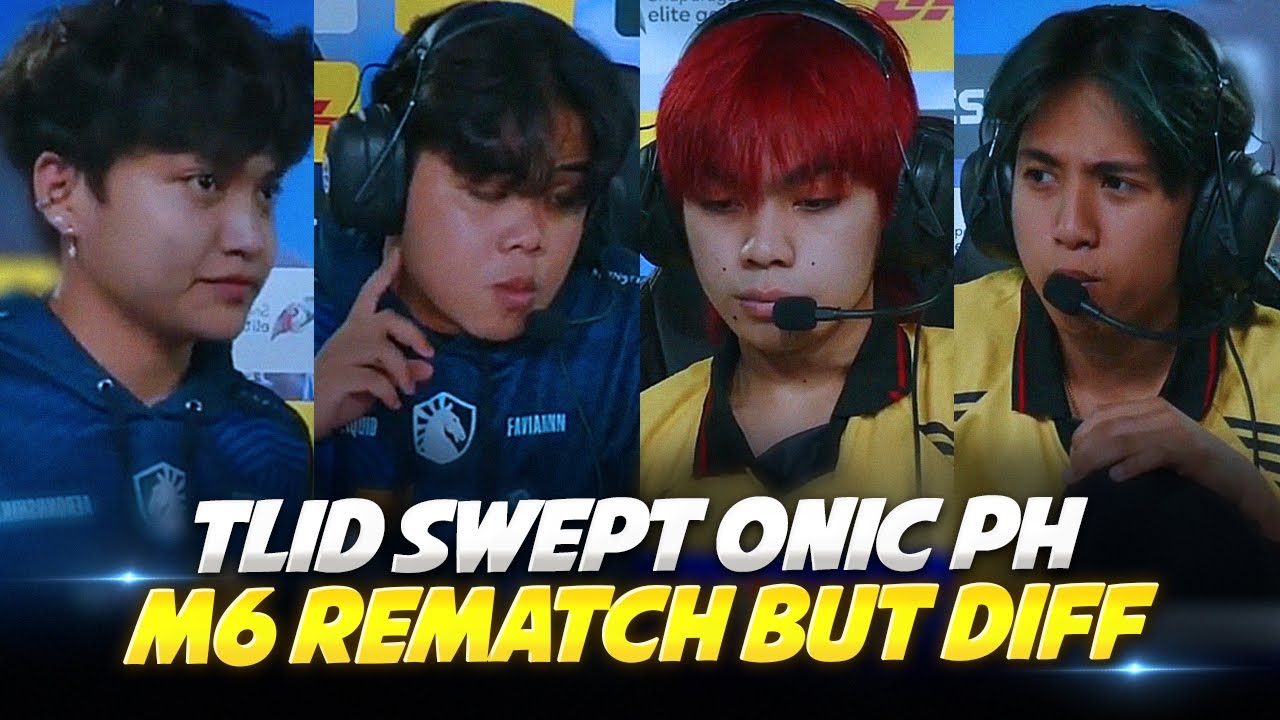 M6 FINALS REMATCH BUT DIFFERENT RESULT! TLID SWEPT ONIC PHILIPPINES in ...