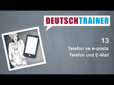 Yeni başlayanlar için Almanca (A1/A2) | Deutschtrainer: Telefon ve e-posta