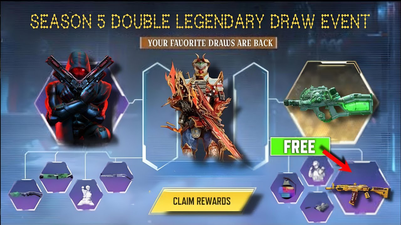*NEW* SEASON 5 NEW FREE WEAPON + LEGENDARY NIKTO + DLQ33 LOTUS FLAME ...