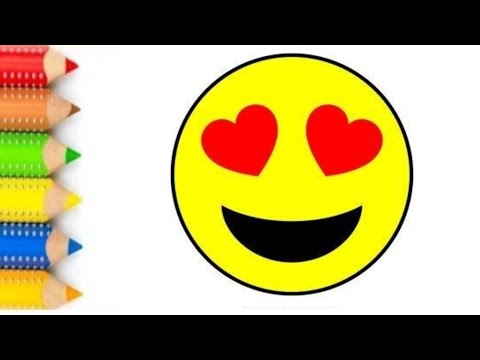 How to draw a emoji drawing easy || Step by step emoji drawing for ...