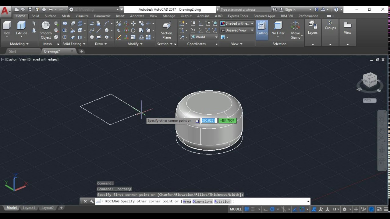 Apply a fillet/blend on a 3D Object. - YouTube