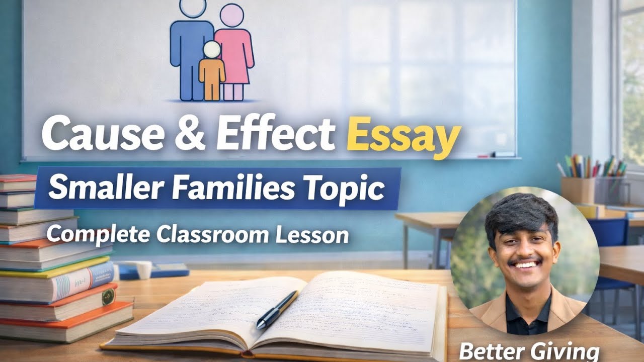 Cause and Effect Essay IELTS | Smaller Families Topic | Complete ...