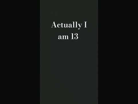 you are 10 going on 11 (I am 13) #shortvideo #funny - YouTube
