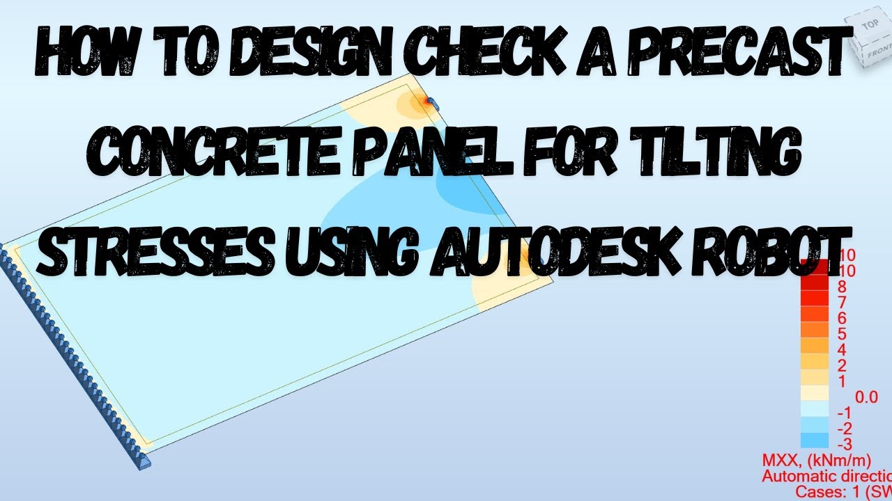 How to Design Check a Precast Concrete Panel for Tilting Stresses using ...
