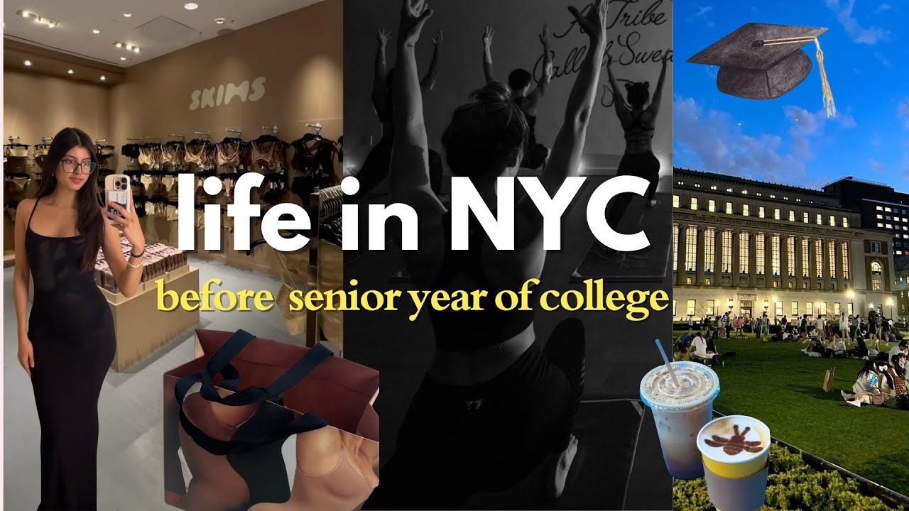 life in NYC: heated yoga class at Y7 studio, skims try-on & college ...