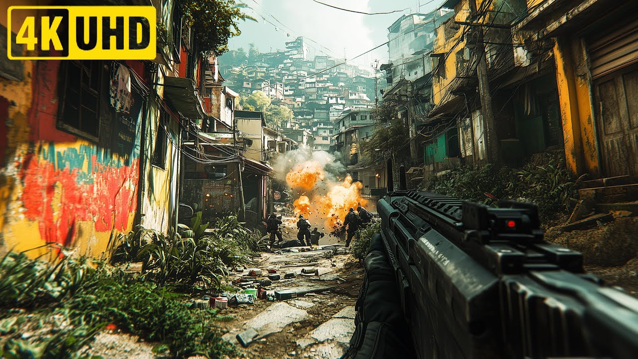 War in Favelas - Ultra-Realistic 4K60FPS Gameplay | Call of Duty ...