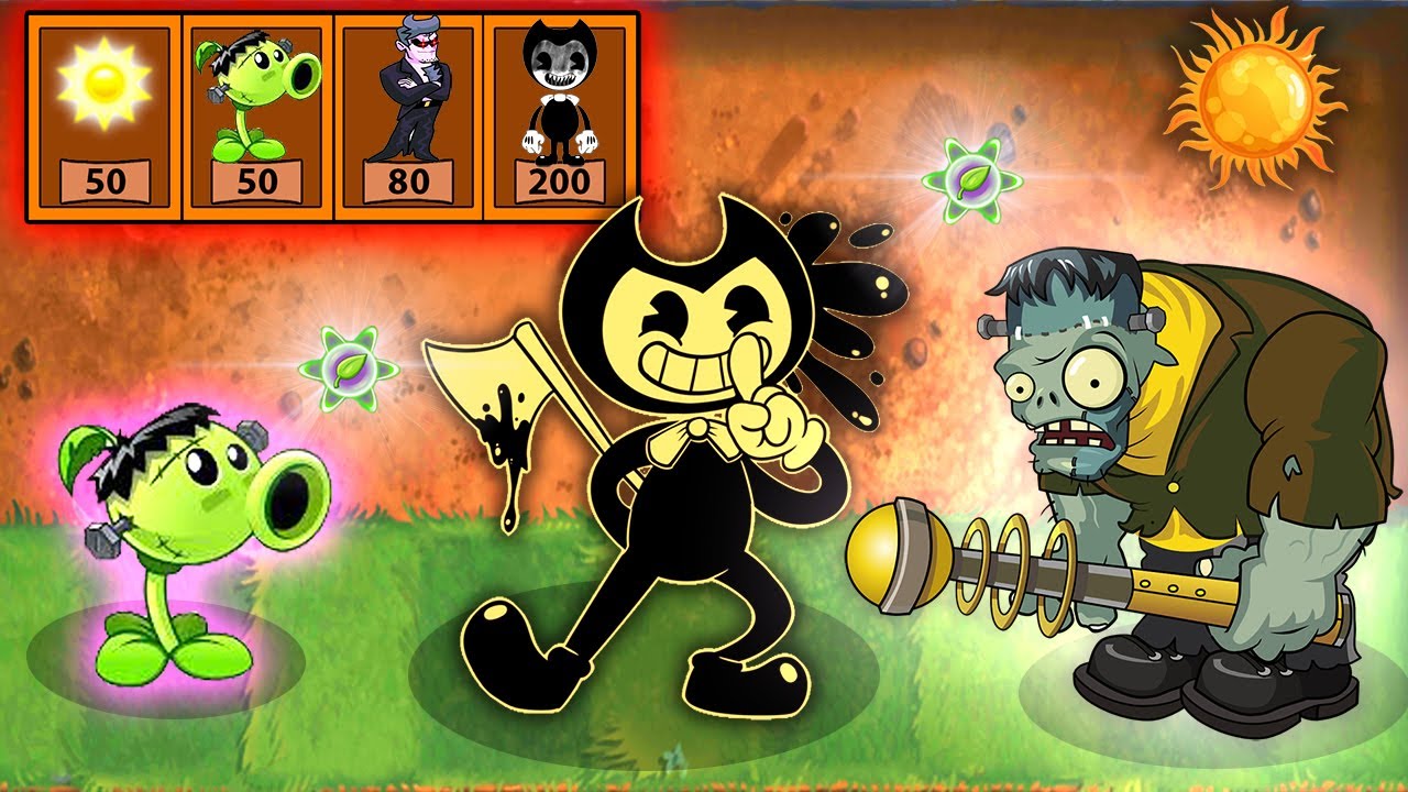 Peashooter + Daddy Dearest FNF + Bendy | Plants vs Zombies Fusion ...