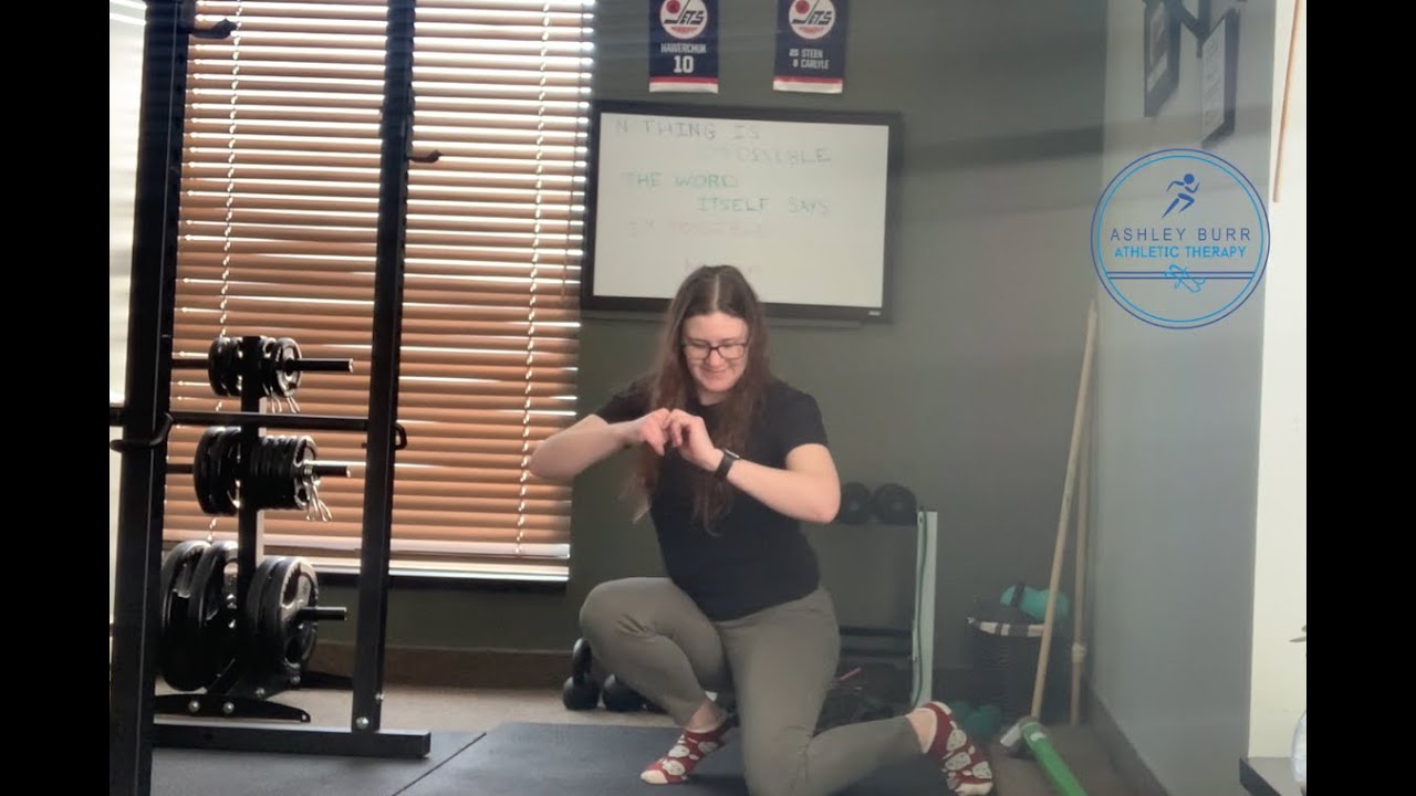 End Range Squat: Single Knee Touch - YouTube