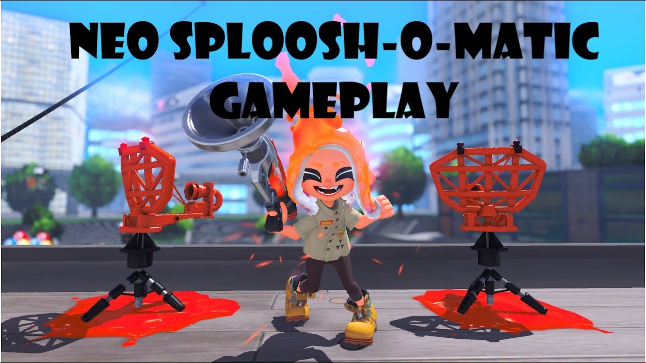 Neo Sploosh-o-Matic Gameplay - Splatoon 3 | Anarchy Battle (Rainmaker ...