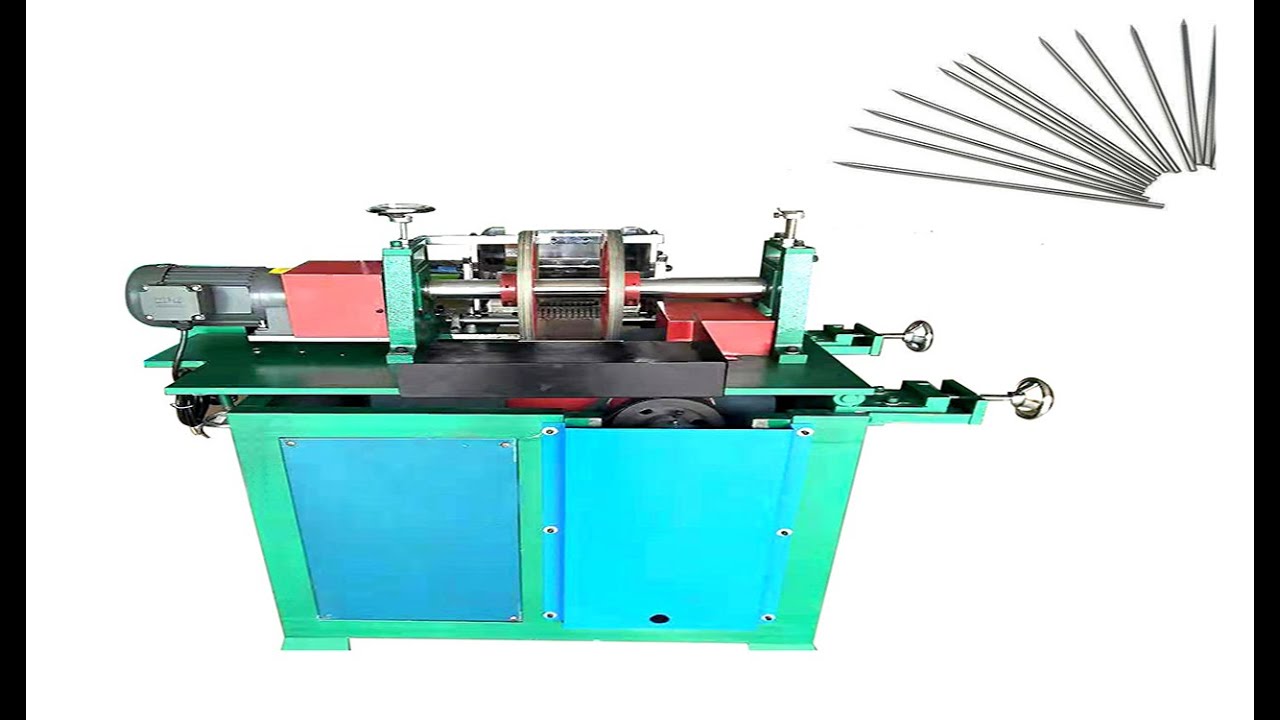 chamfering and sharpening machine for needles - YouTube