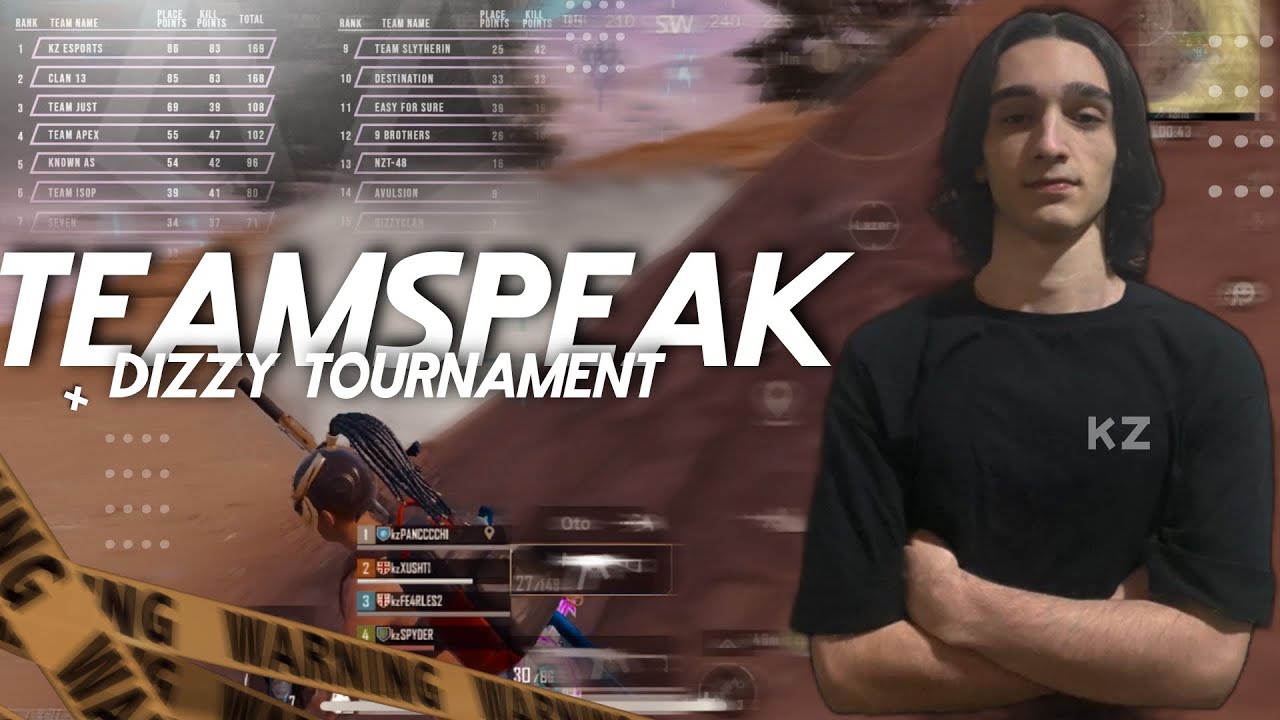 KZ ESPORTS | TEAMSPEAK | DİZZY TOURNAMENT FİNAL 3 WWCD - YouTube