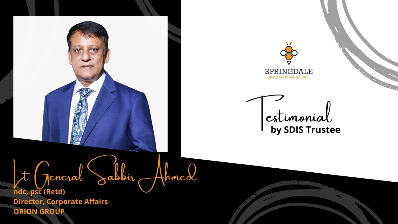 Lt. General Sabbir Ahmed | DISCIPLINE at SDIS - YouTube