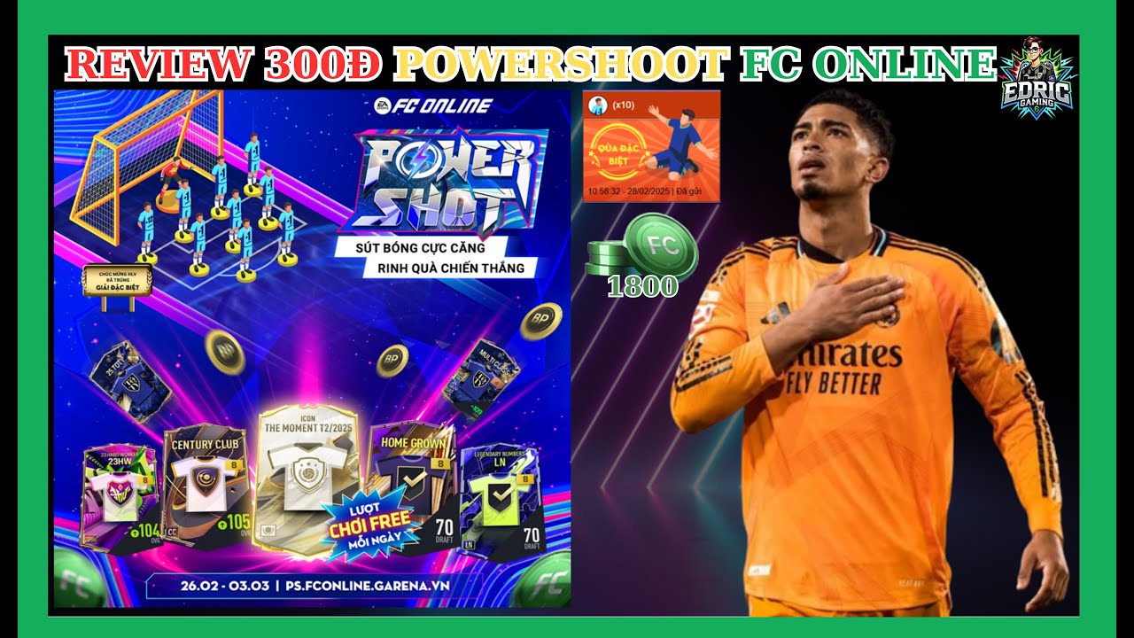 FCONLINE | SỰ KIỆN POWER SHOOT | REVIEW 300 ĐIỂM SỰ KIỆN POWERSHOOT. SẼ CÓ GÌ | EDRIC.GAMING ...