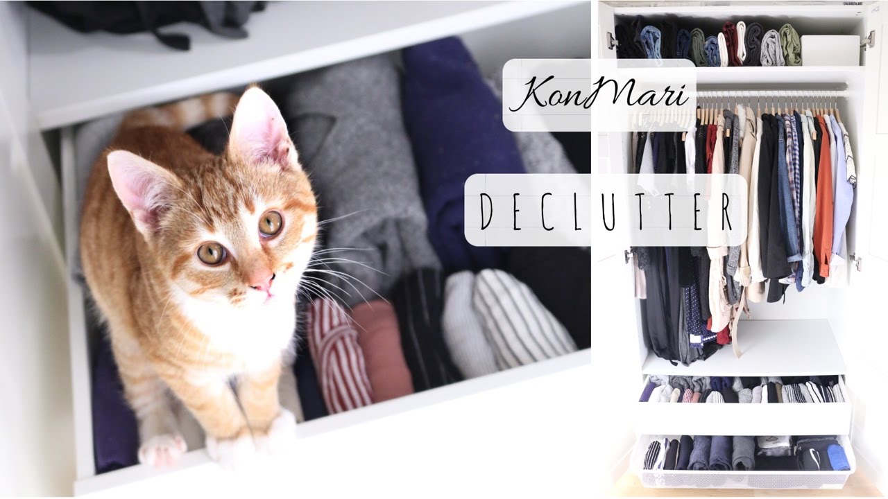 KonMari Journey || Decluttering My Wardrobe - YouTube