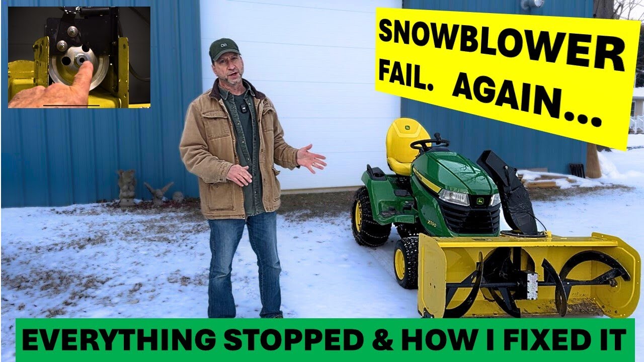 Snowblower dead, again. I would have NEVER thought THIS could happen ...
