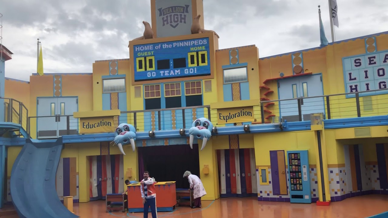 CLYDE AND SEAMORE SEA LION HIGH | SEA WORLD ORLANDO | MAY 2018 - YouTube