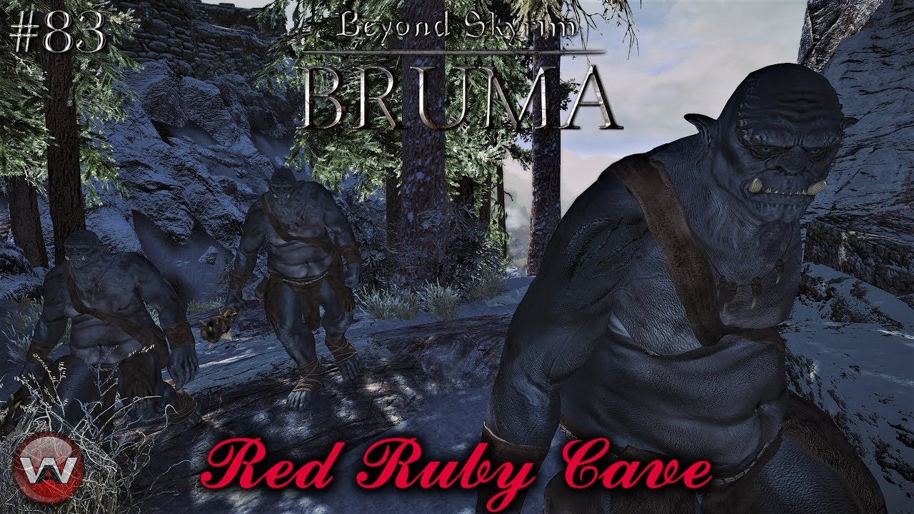 'RED RUBY CAVE' | BEYOND SKYRIM: BRUMA SE | Modded Playthrough #83 ...
