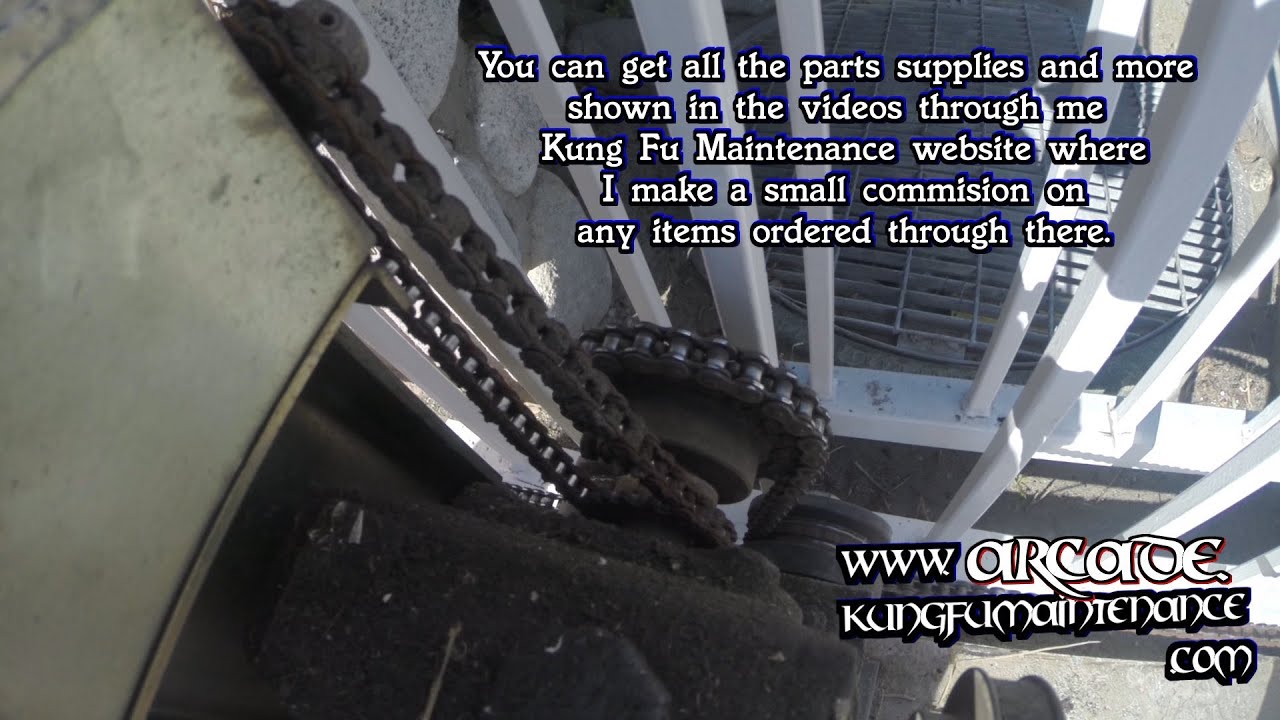 Driveway Electronic Entry Security Gate Worm Drive Broken Not Working ...