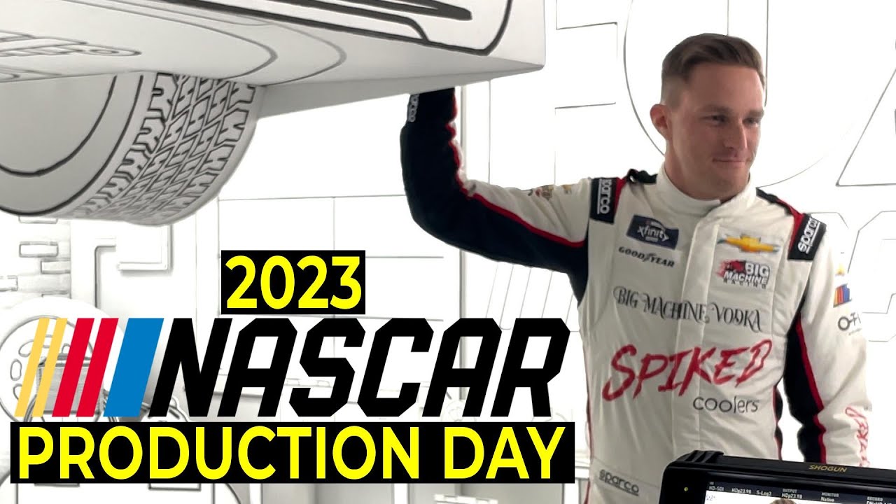 Behind The Scenes of 2023 NASCAR Xfinity Series Production Day! - YouTube