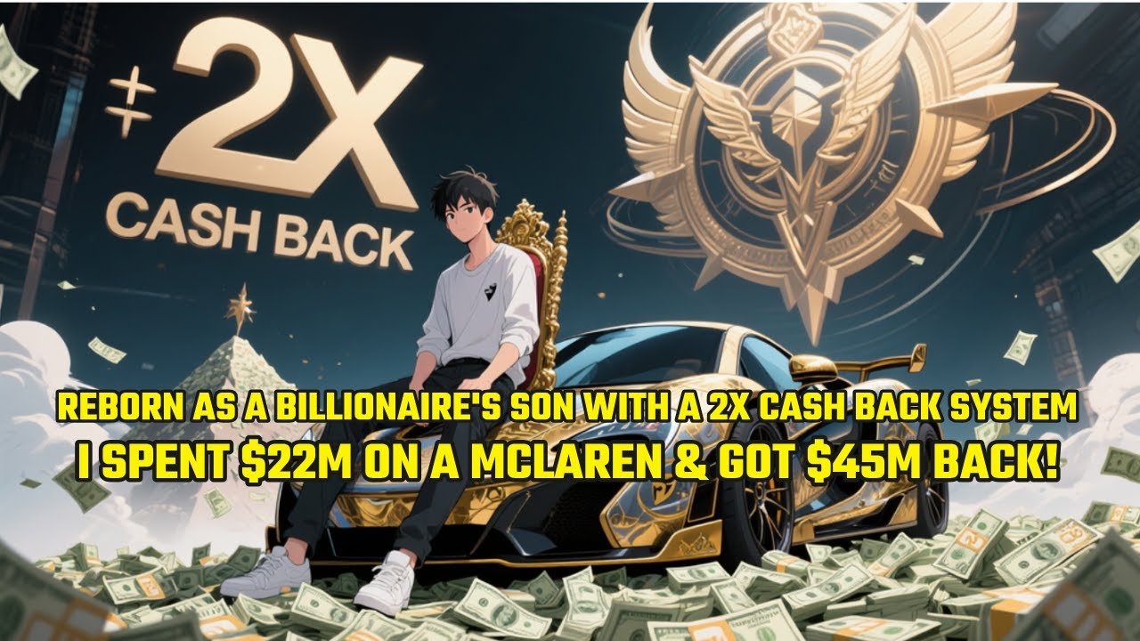 REBORN as a Billionaire's Son with a 2X Cash Back System, I spent $22M on a McLaren & got $45M back!