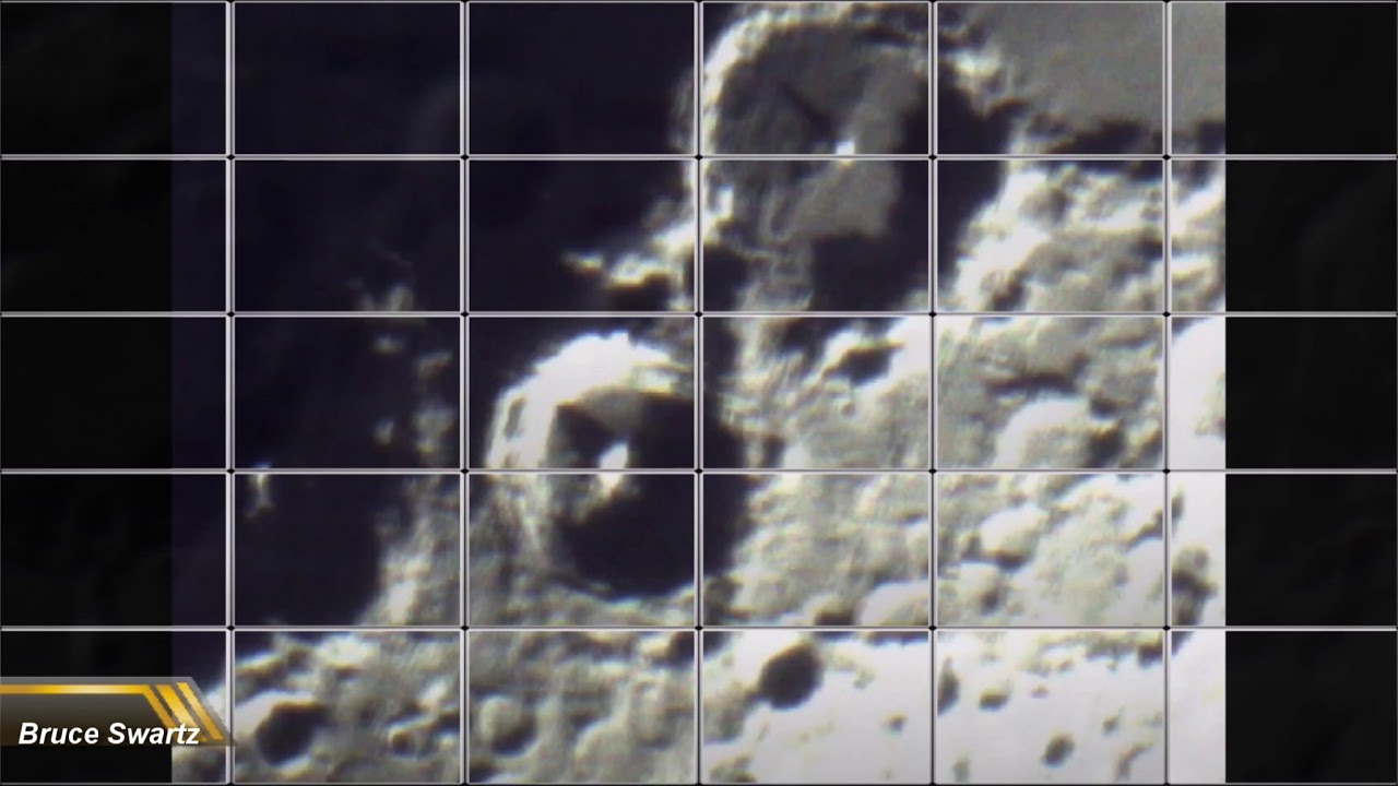 Close live View Of The Moon's Surface Walls Or Tunnels - YouTube