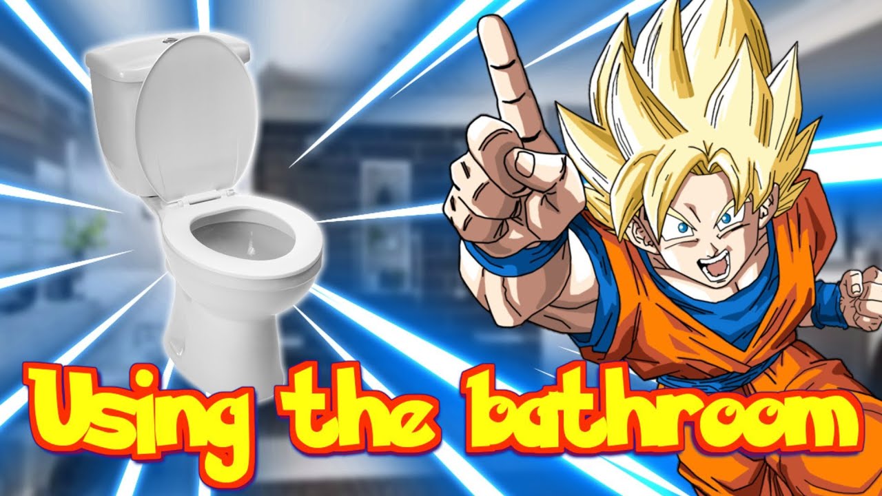 Using the bathroom | Dragon Ball Comic Dub - YouTube