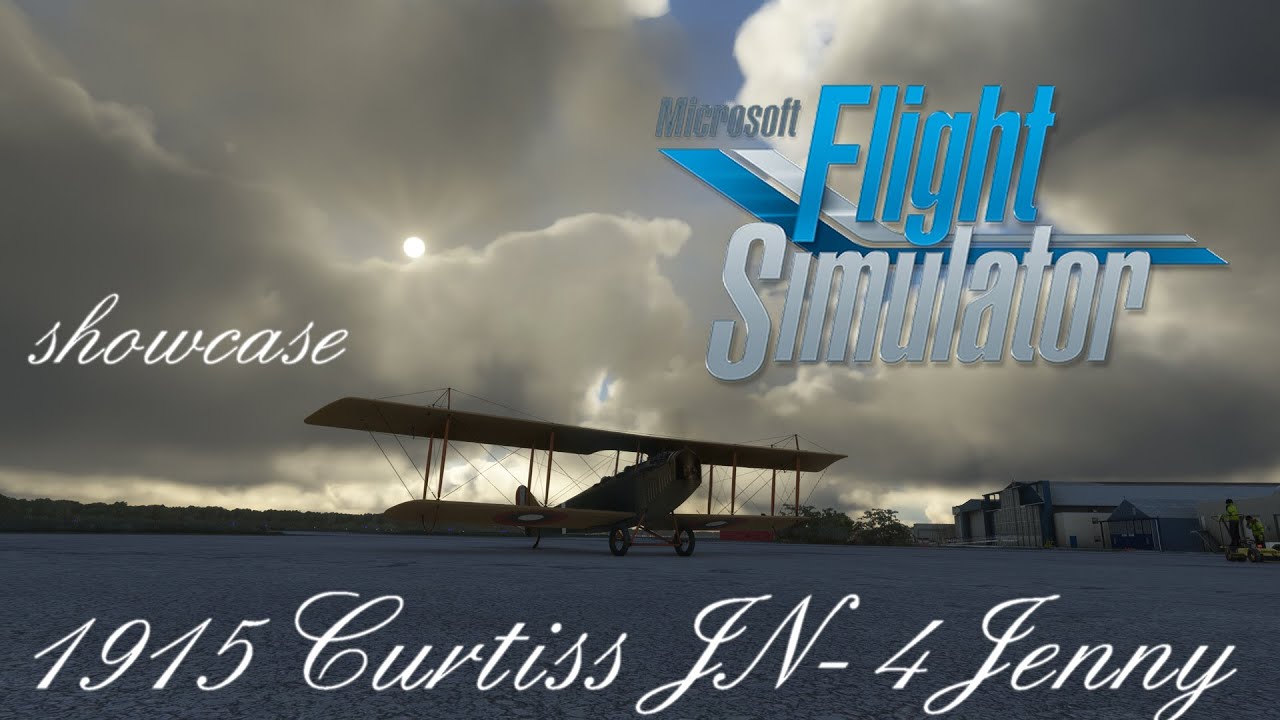 Microsoft Flight simulator 2020 Featuring: the 1915 Curtiss JN-4 Jenny ...