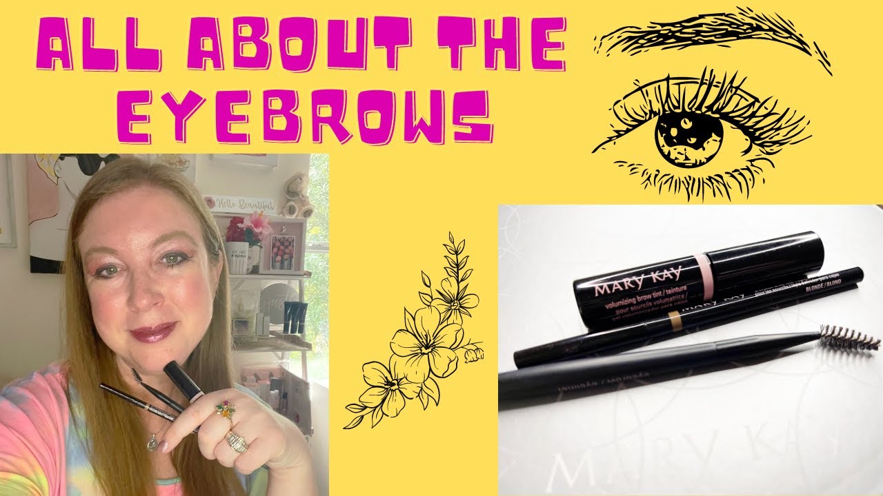Eyebrow Tutorial Using Mary Kay Eyebrow Pencil and Tint - YouTube