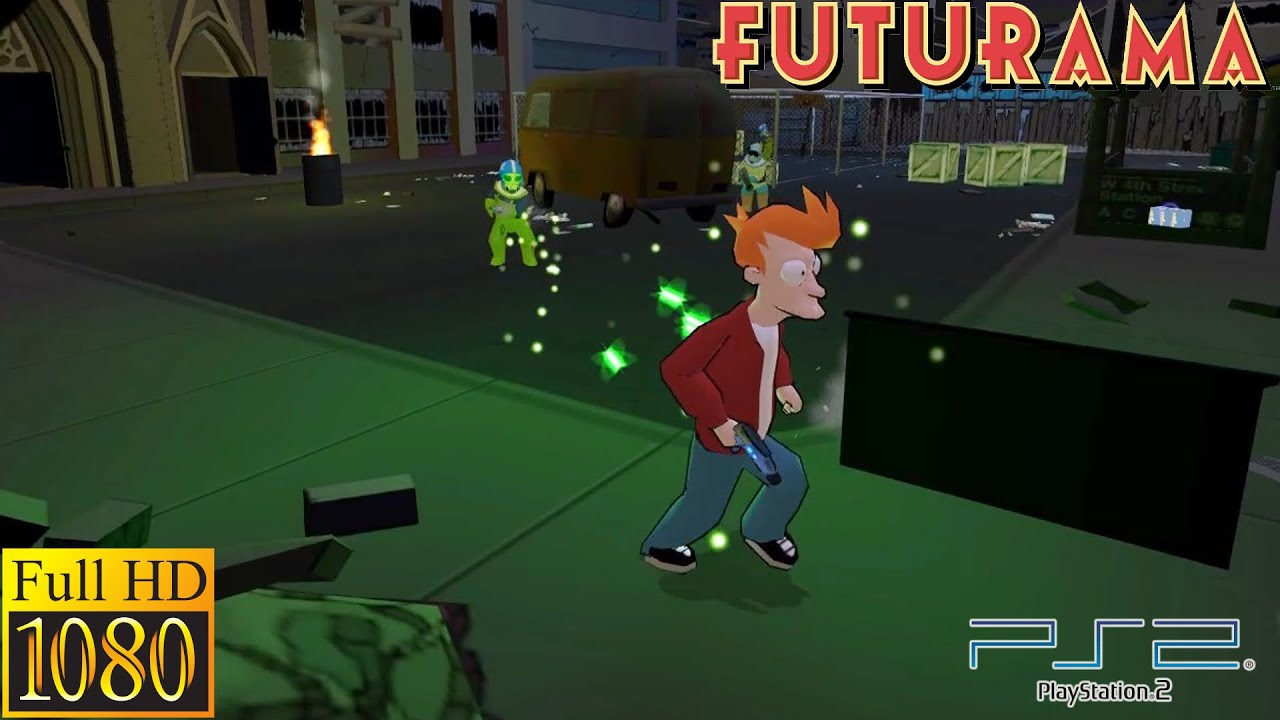 Futurama Ps2 Español Gameplay Capitulo 4: Antigua Nueva York HD 60 Fps ...