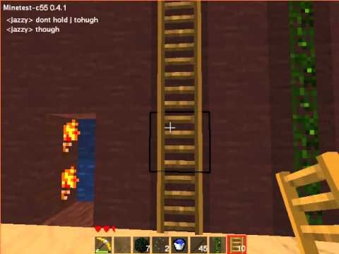 Minetest. Rope, Ladder and Water Elevator. - YouTube