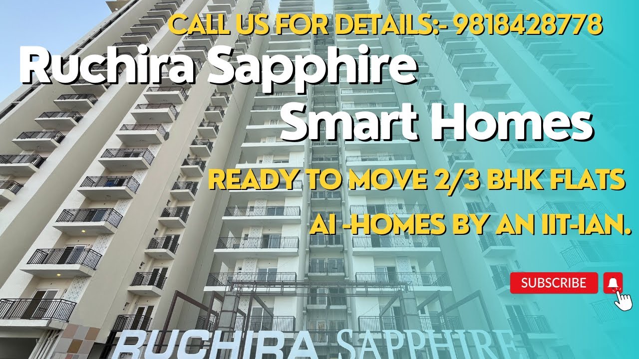 Ruchira Sapphire Smart Homes Ready To Move in 2 BHK & 3 BHK Flat ...