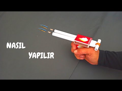 KAĞITTAN SİLAH YAPIMI - KİBRİT KUTUSUNDAN SİLAH NASIL YAPILIR?