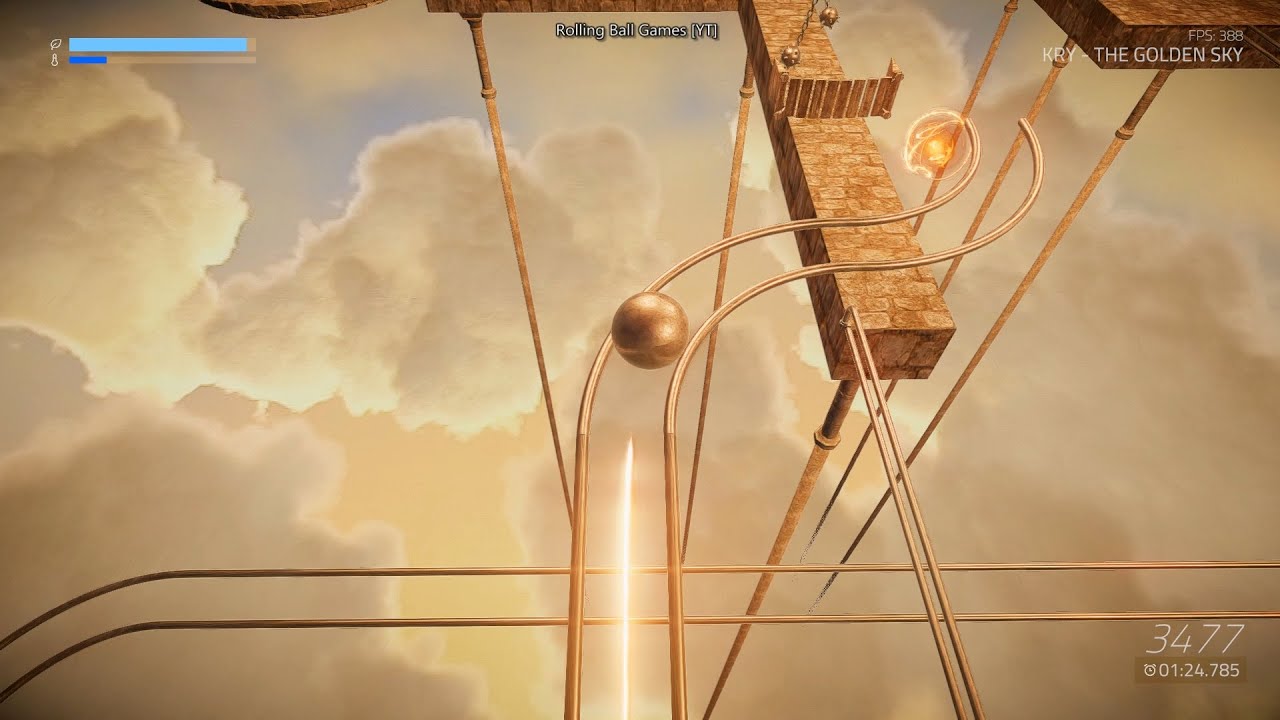 Ballex 2 - Custom Level: "The Golden Sky" - YouTube