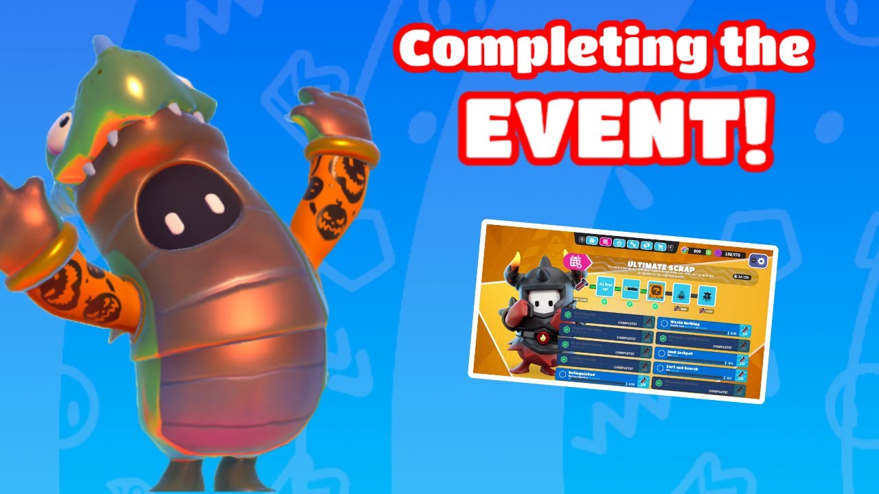 Completing the Fall Guys Event LIVE! - YouTube