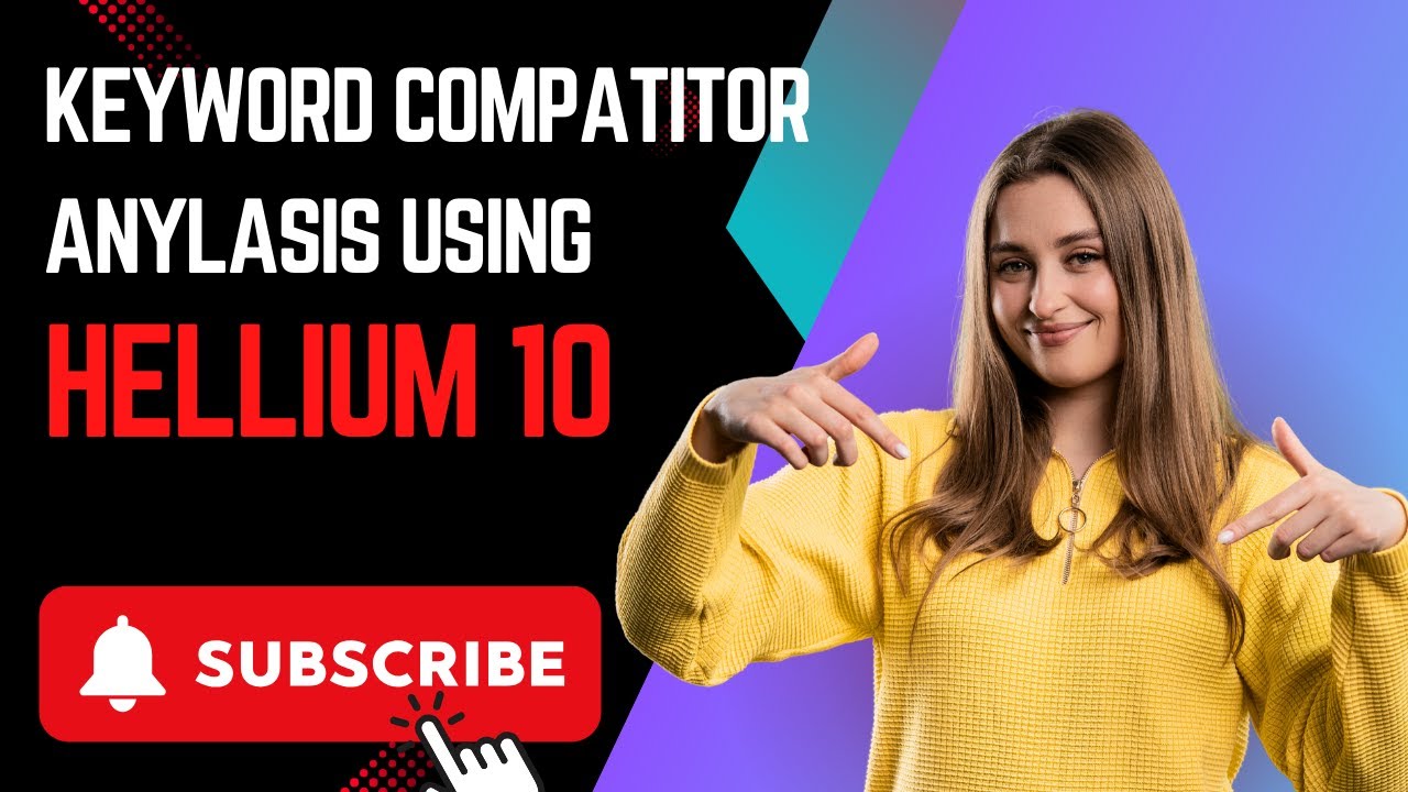 How to Conduct KEYWORD Competitor Analysis Using Helium 10 in amazon ...