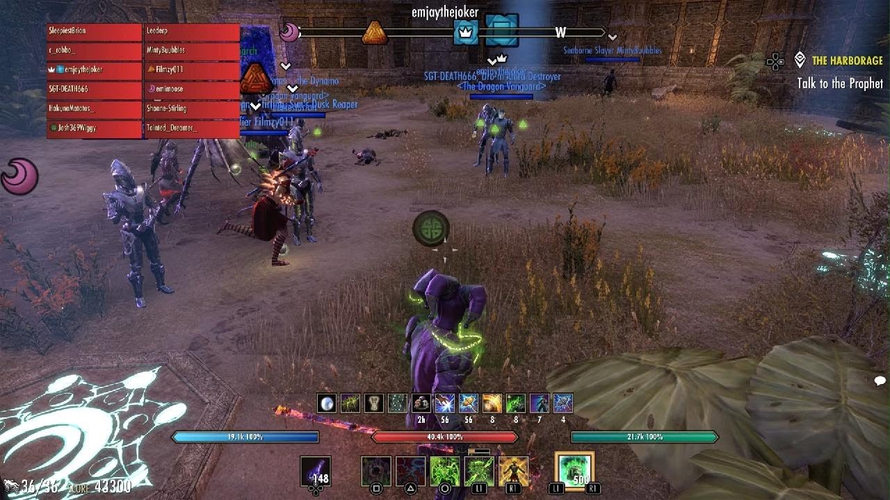 ESO vMoL 1st boss(and adds before) Arcanist OT PoV - YouTube