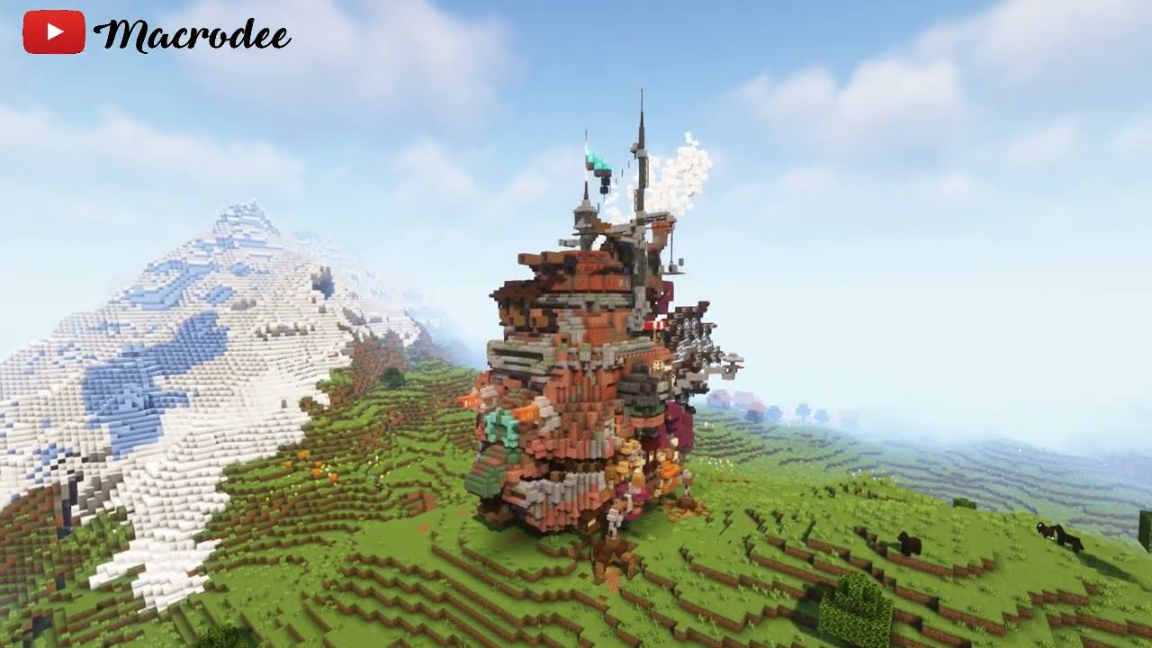 Howl's Moving Castle Inspired Build - YouTube