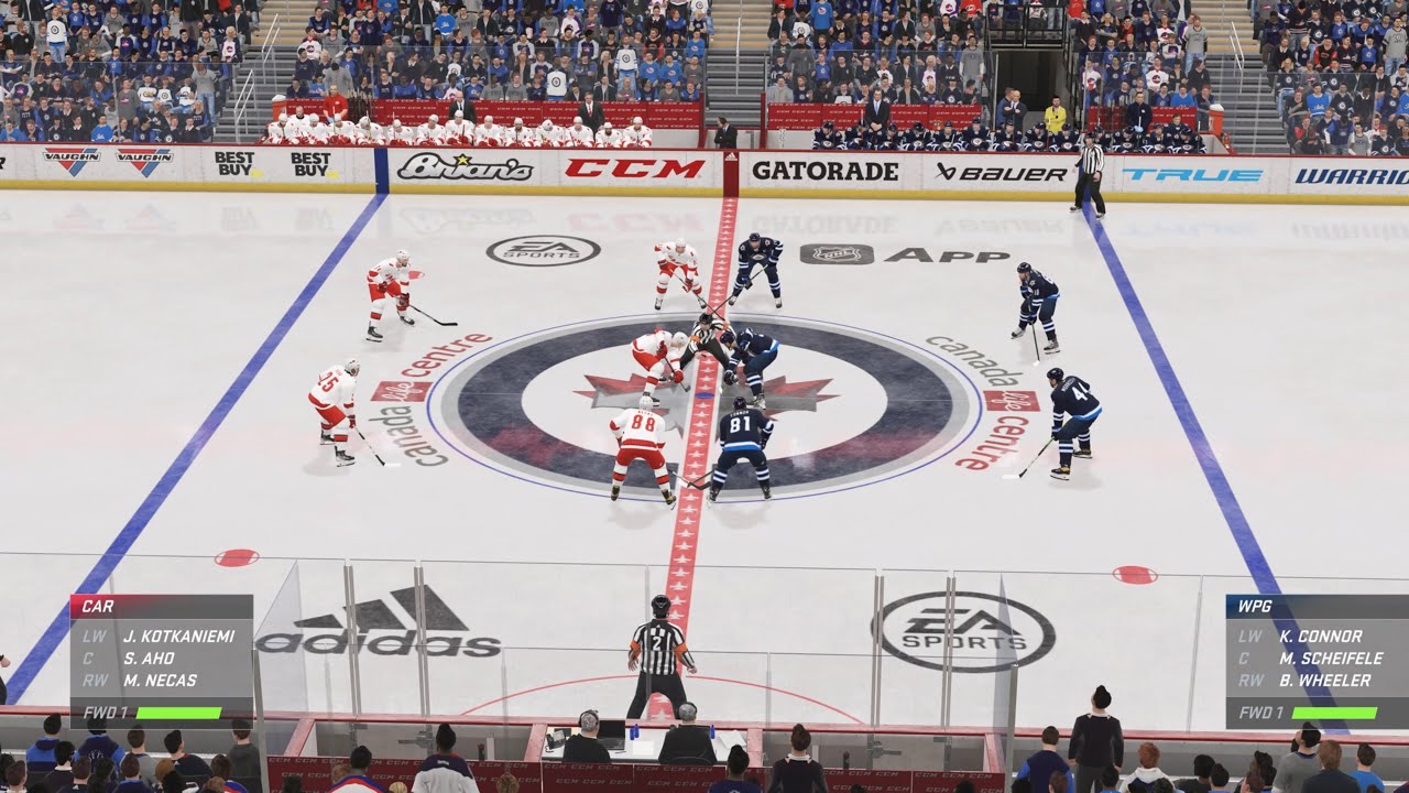 NHL 22 | Hurricanes vs. Jets | 9th of Jan. 2022 | 1080P | 60FPS - YouTube