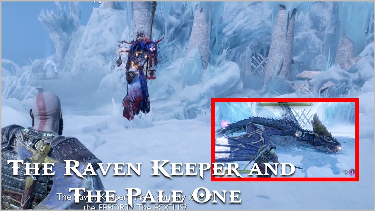 The Raven Keeper and The Pale One - God of War Ragnarok - YouTube
