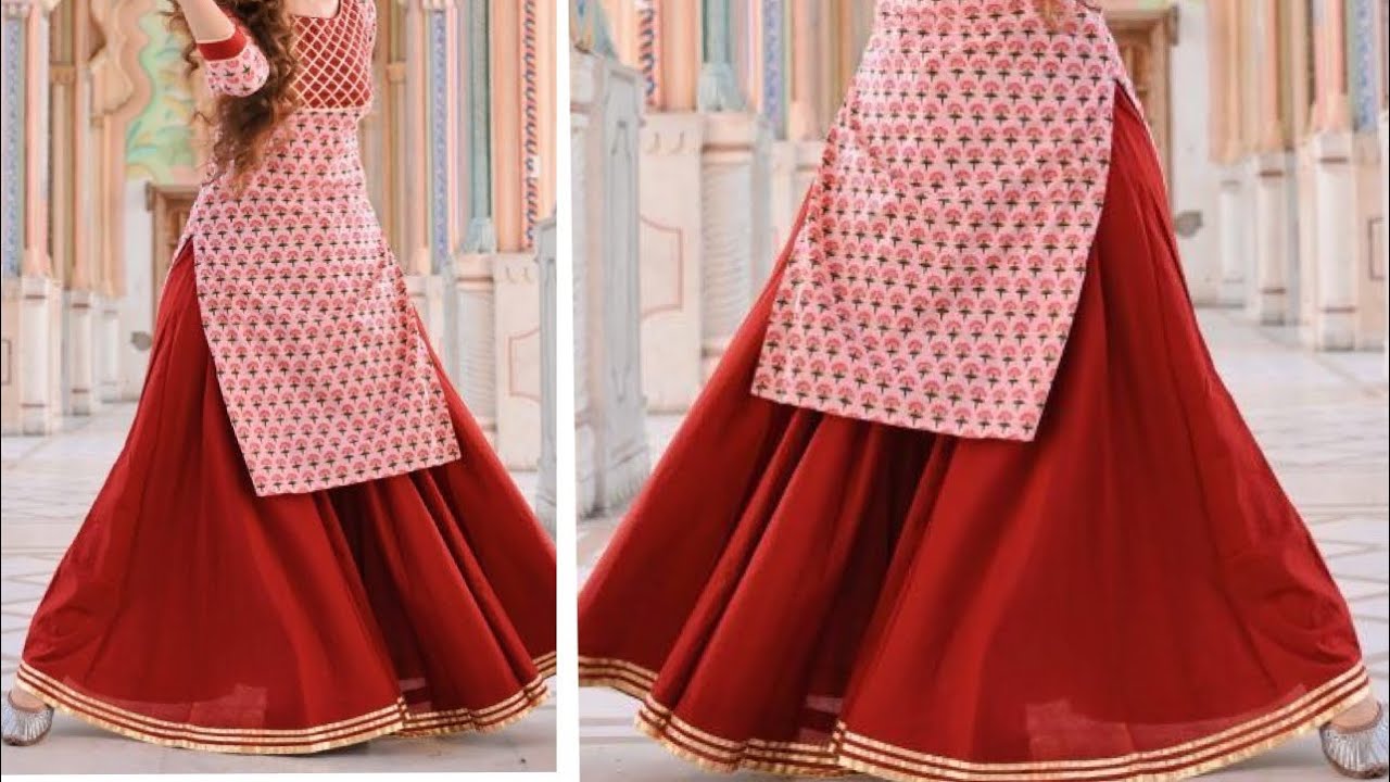 Very Easy Circular Palazzo Cutting And Stitching Palazzo Youtube
