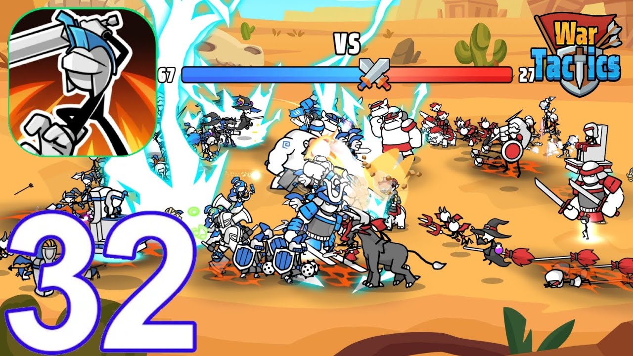 War Tactics : Cartoon Army - Gameplay Walkthrough - Part 32 (Android ...
