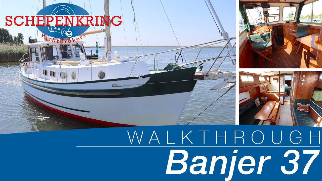 Banjer 37 for sale | Yacht Walkthrough | @ Schepenkring Lelystad | 4K ...
