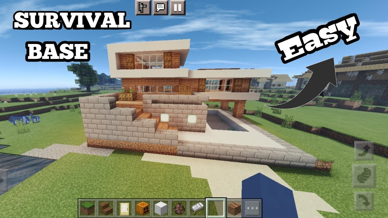 How to make survival base in minecraft - YouTube