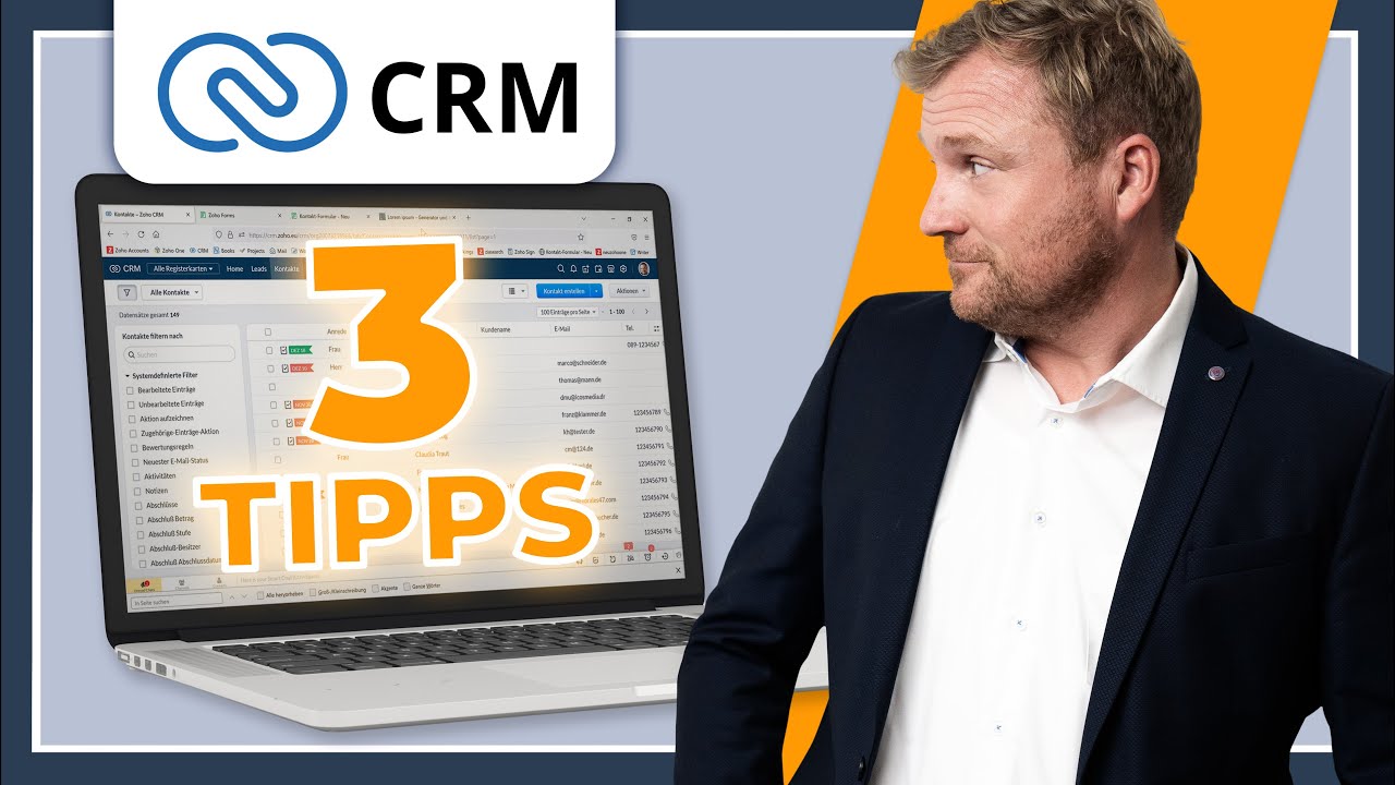 Zoho CRM: 3 Praxis Tipps für mehr Qualität in der täglichen Arbeit - YouTube