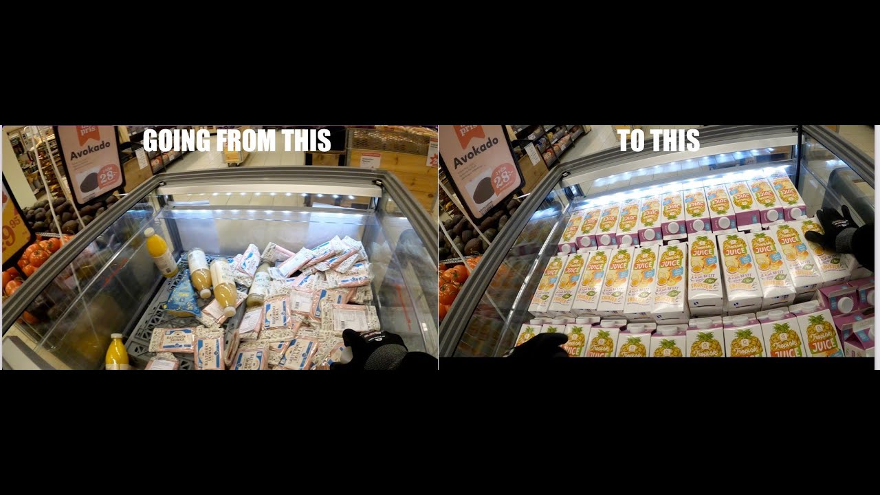 EMPTYING AND FILLING UP A SECOND BOX #satisfying - YouTube