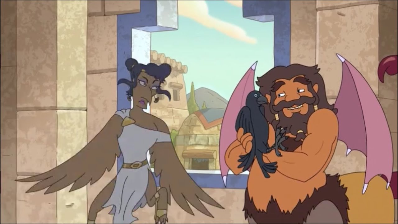 Krapopolis - Deliria transforms into Crow (Revert) - YouTube