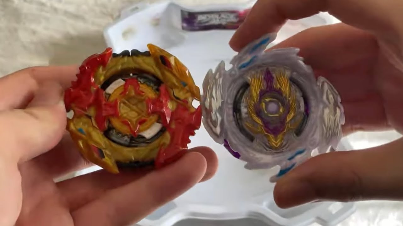 SHU VS LUI = Beyblade Burst Turbo Spryzen S4 VS Raid Luinor L6 - YouTube